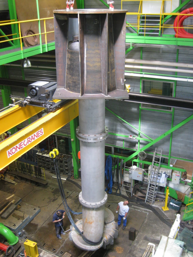 Marelli VS2 vertical mounted, double suction impeller centrifugal pump ...